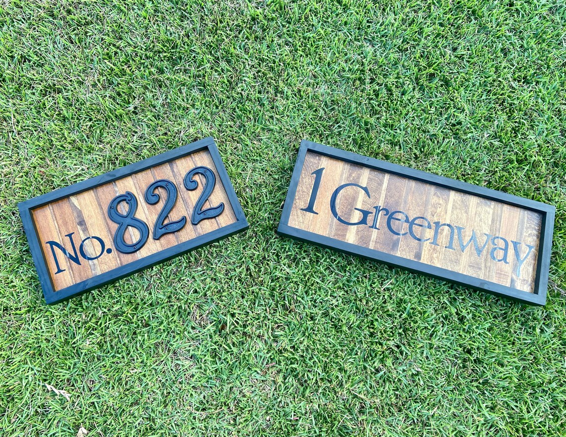 Address/house Number Sign | Etsy