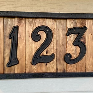 Address/house Number Sign - Etsy