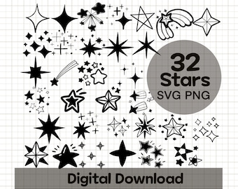 Star SVG Bundle, Star SVG, Christmas Star Svg, Svg Files for Cricut ...
