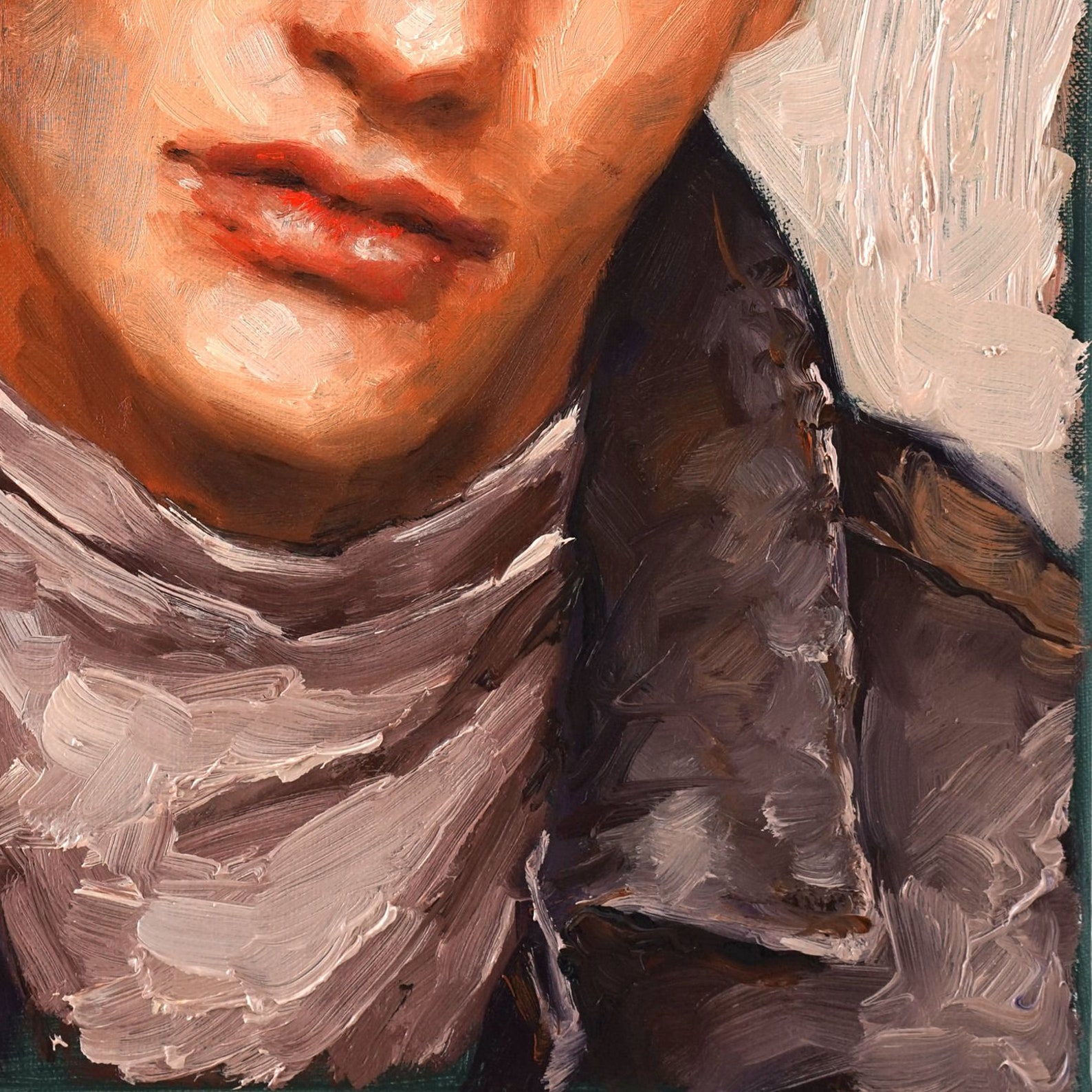 Original Oil Painting Young Man Portrait Handsome - Etsy