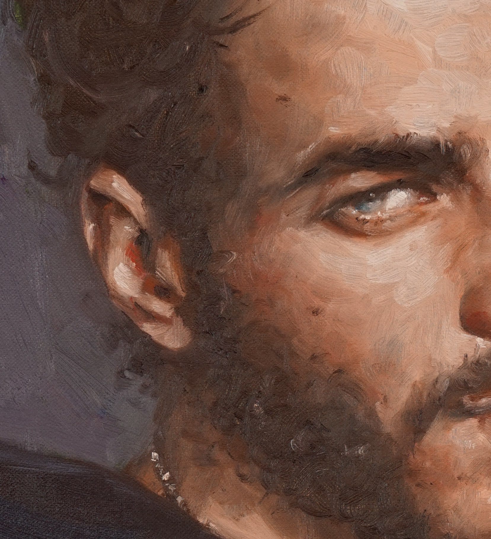 Original Oil Painting Handsome Young Man Portrait - Etsy