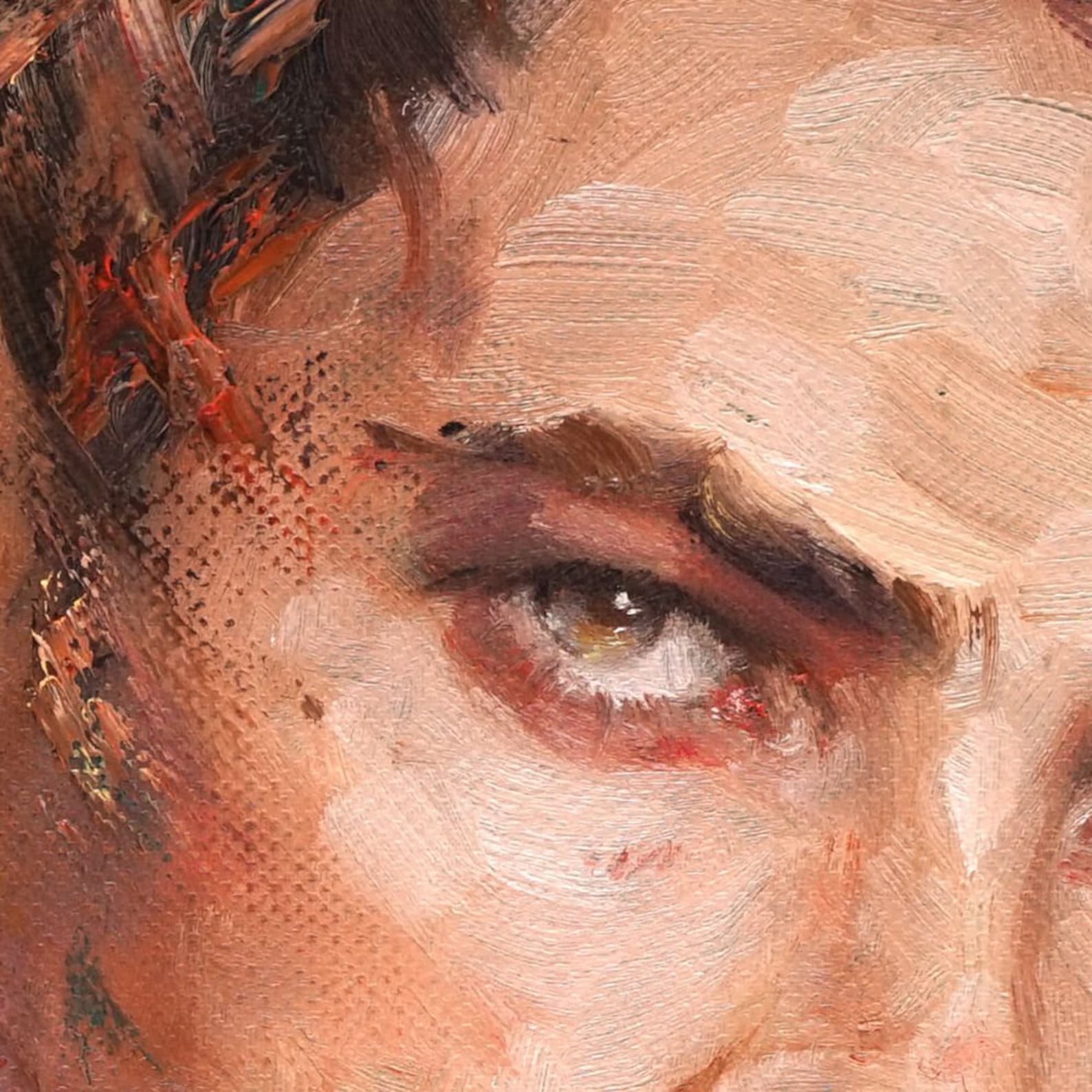 Original Oil Painting Young Man Portrait Handsome | Etsy