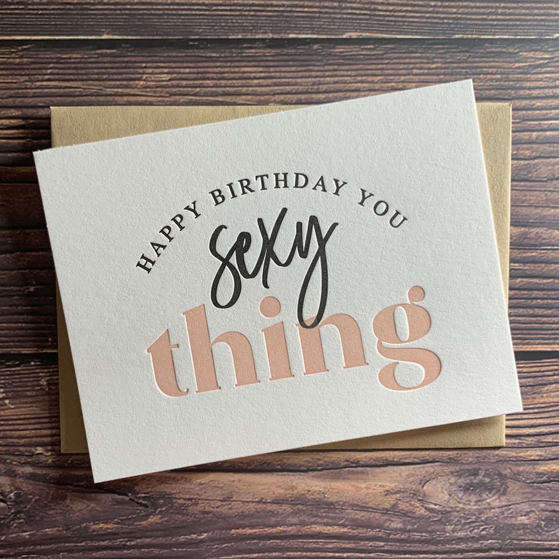 Sexy Birthday Card Etsy