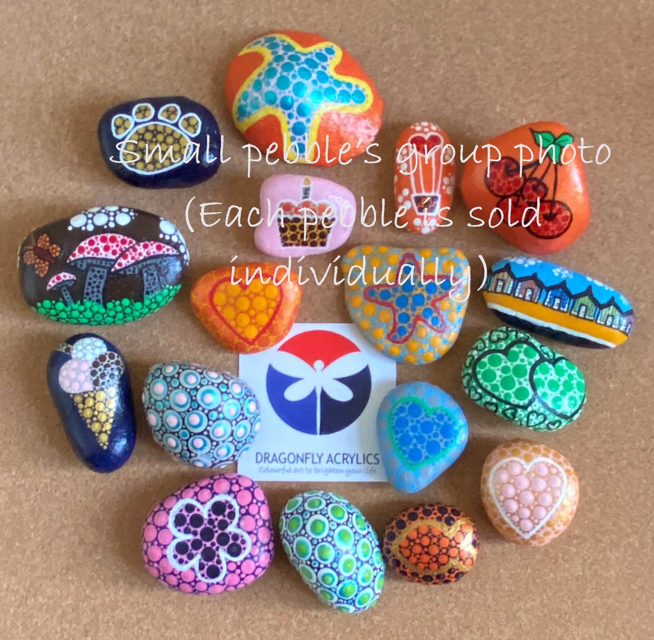 Painted Pebble Balloon Ride - Etsy