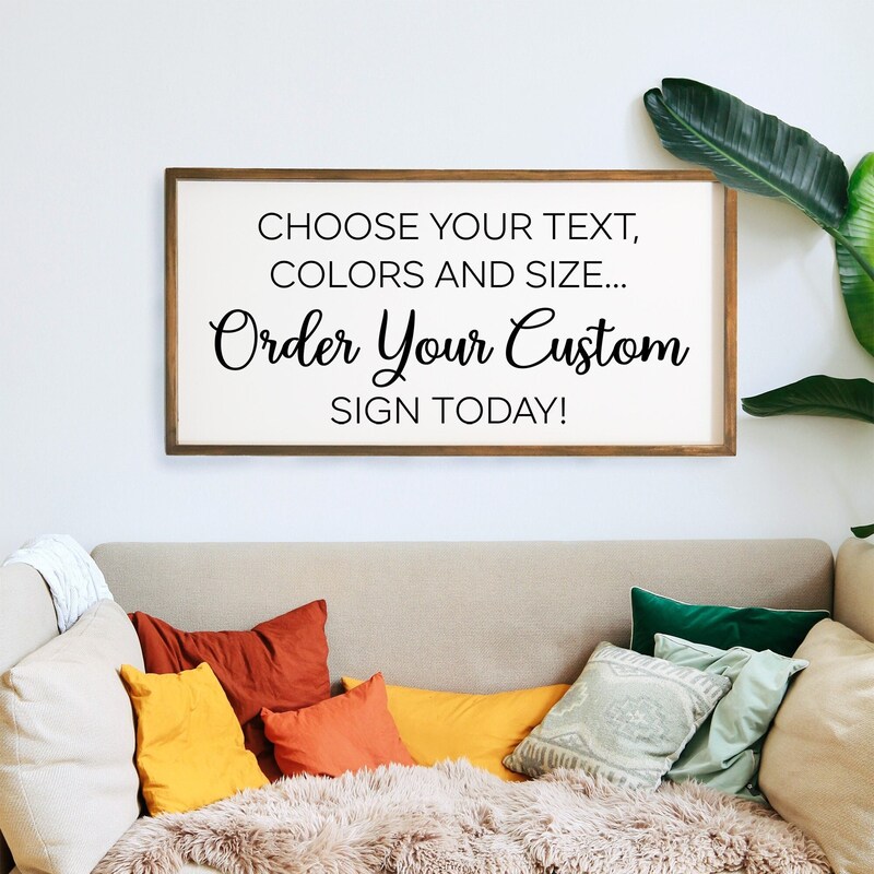 Custom Wood Signs - Etsy