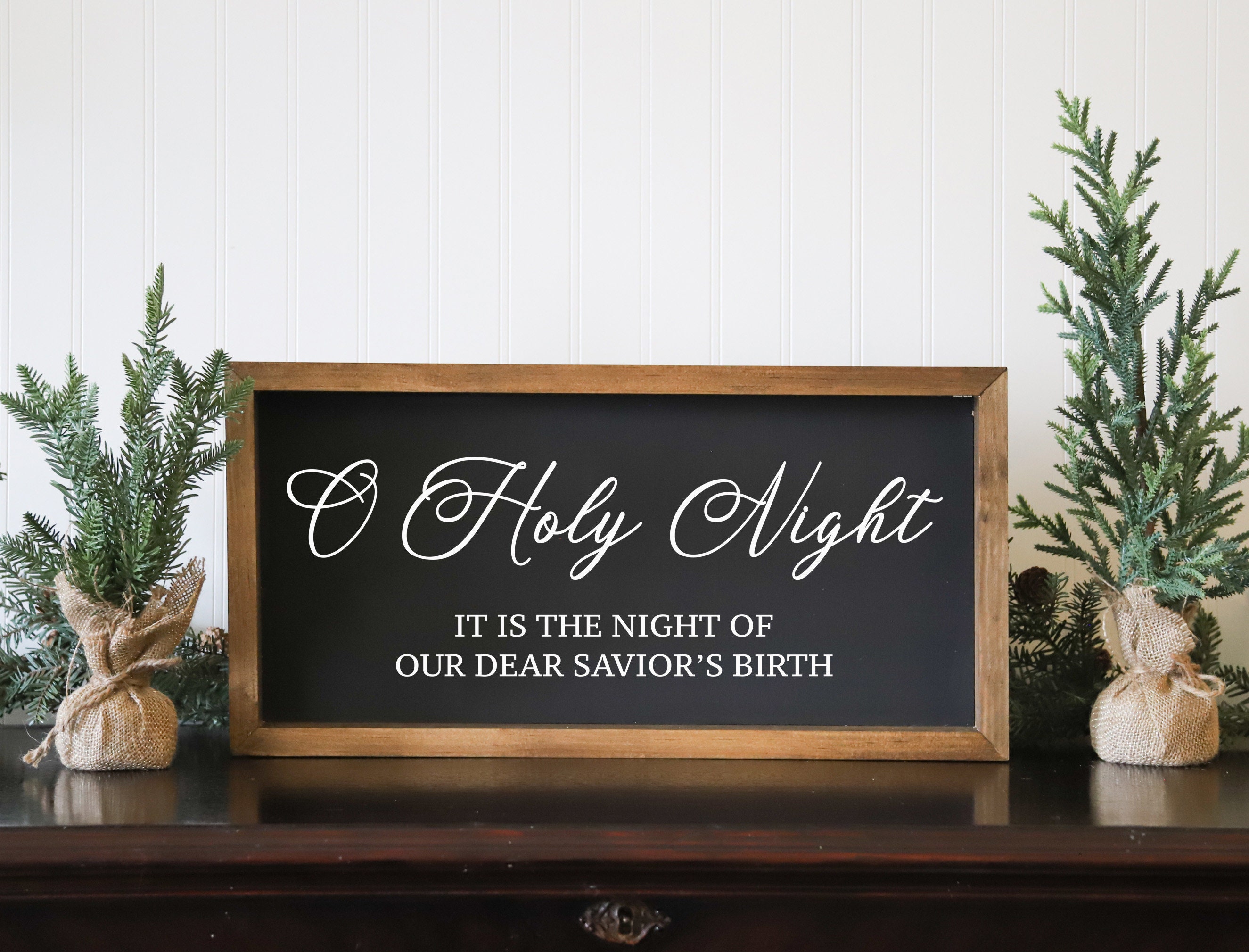 O Holy Night Christmas Wall Decor Christmas Song Sign It is - Etsy