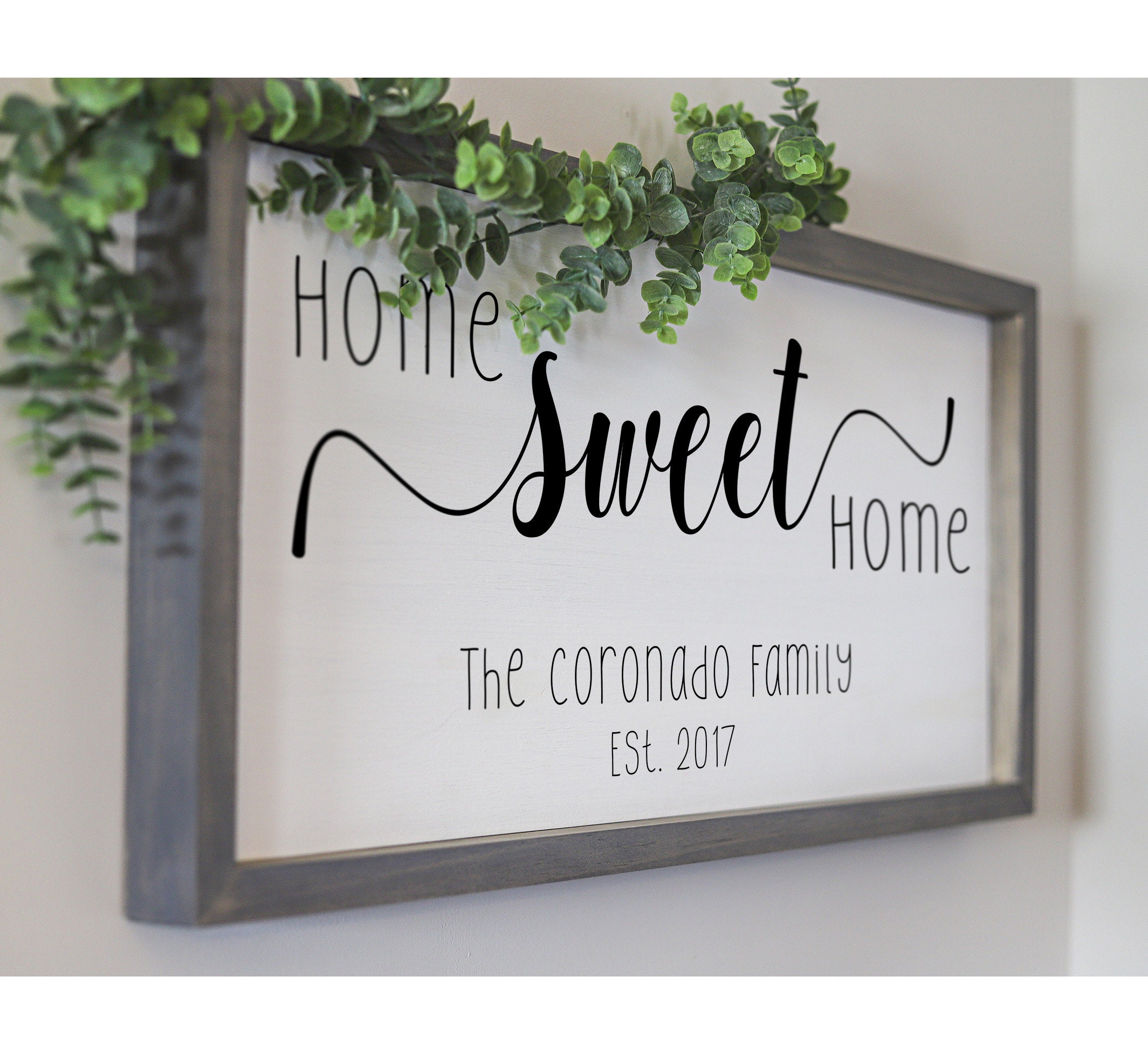 Home Sweet Home sign Real Estate Closing Gift New Homeowner | Etsy