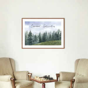 Names of God Digital Download Prints, Watercolor Scripture Art, Hebrew ...