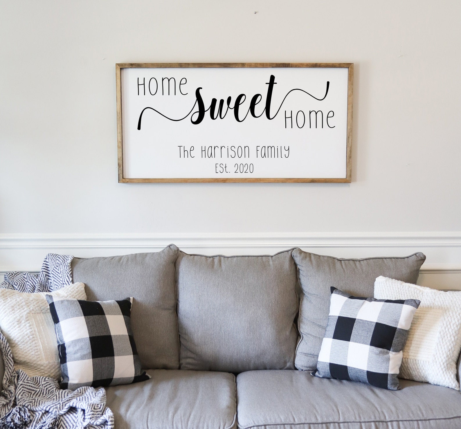 Home Sweet Home Sign Real Estate Closing Gift New Homeowner - Etsy