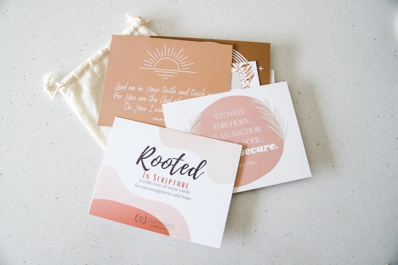 Modern Scripture Cards, Rooted in Scripture Cards, Promises of God ...