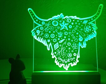 Cow Night Light - Etsy