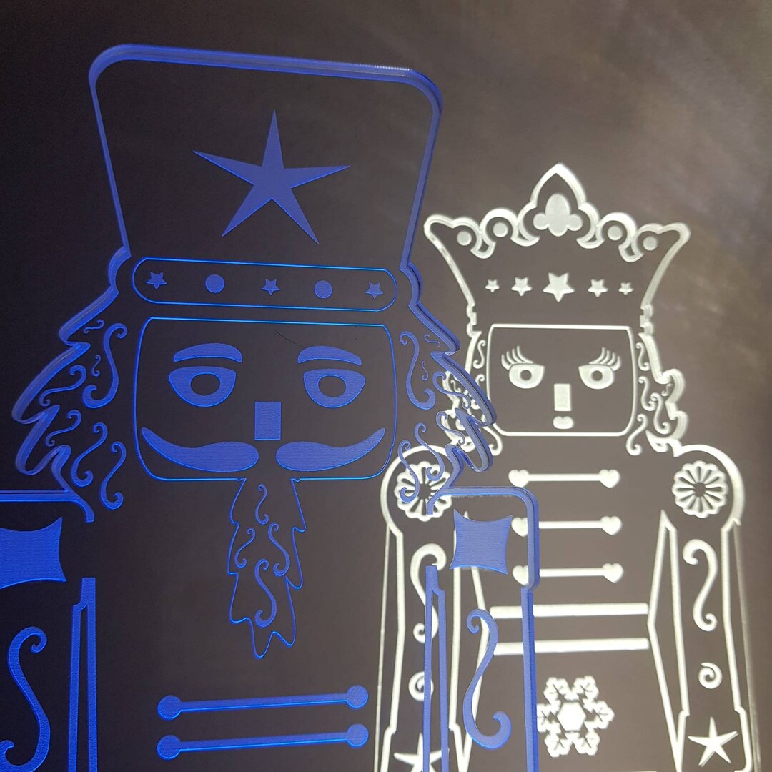 Christmas Nutcracker Colour Changing Night Light, Christmas Decor Light ...