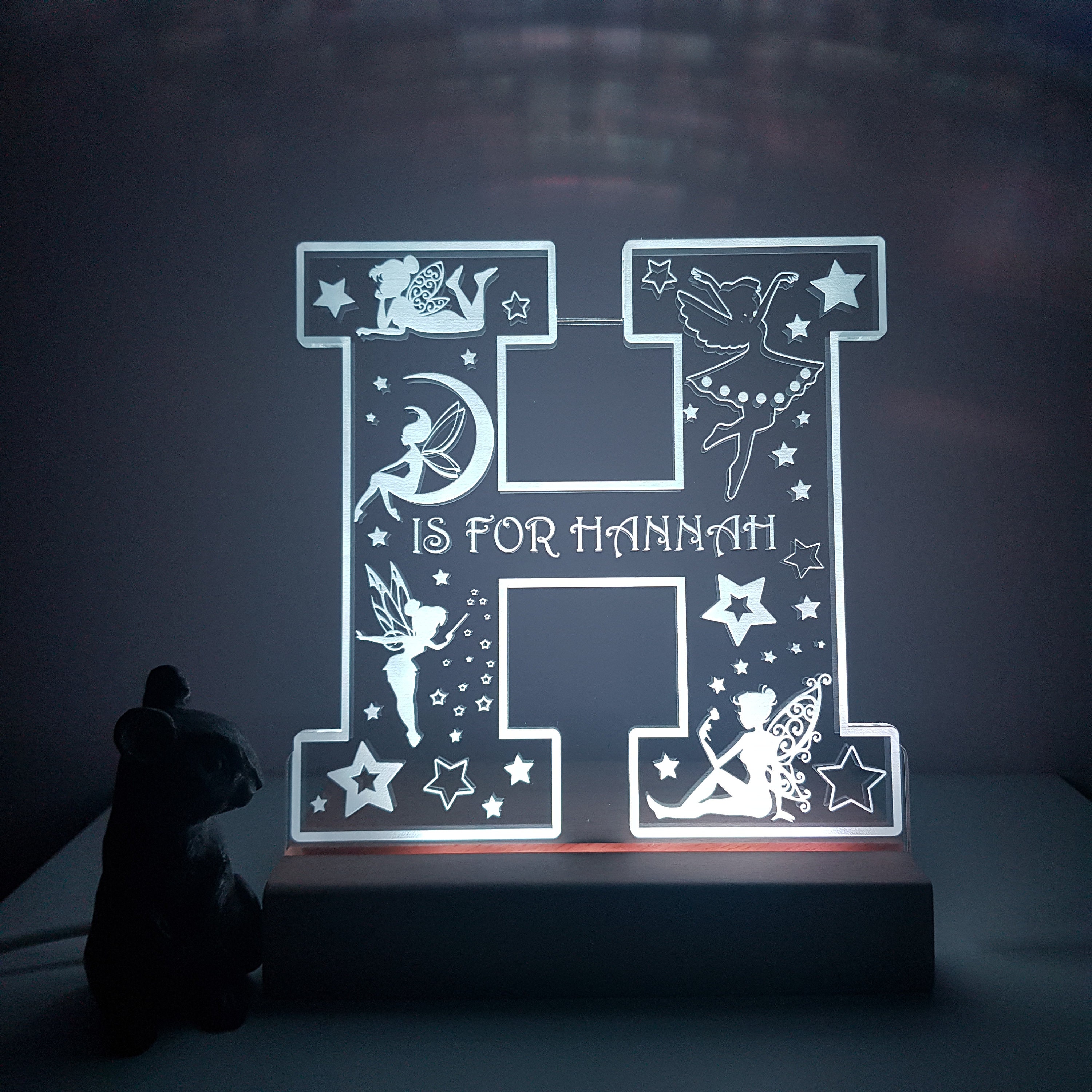 Alphabet Letters Light, Personalised Gift, Add Your Child's Name ...