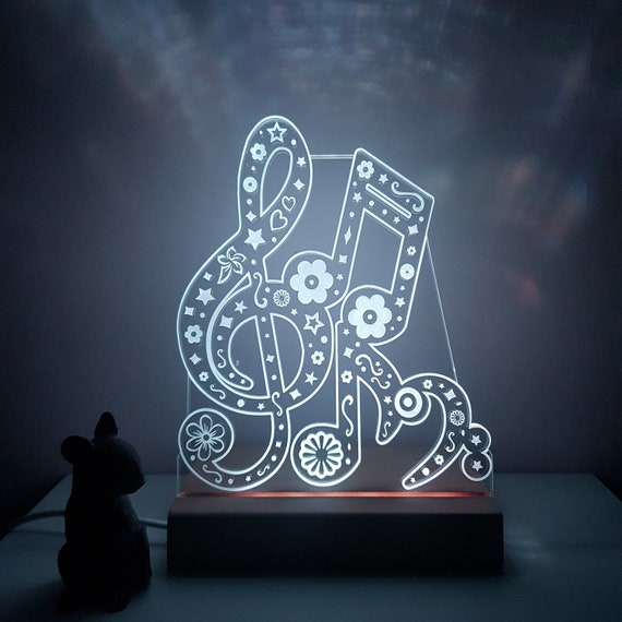 Music Notes Light Music Themed Gift Gift for Musicians - Etsy