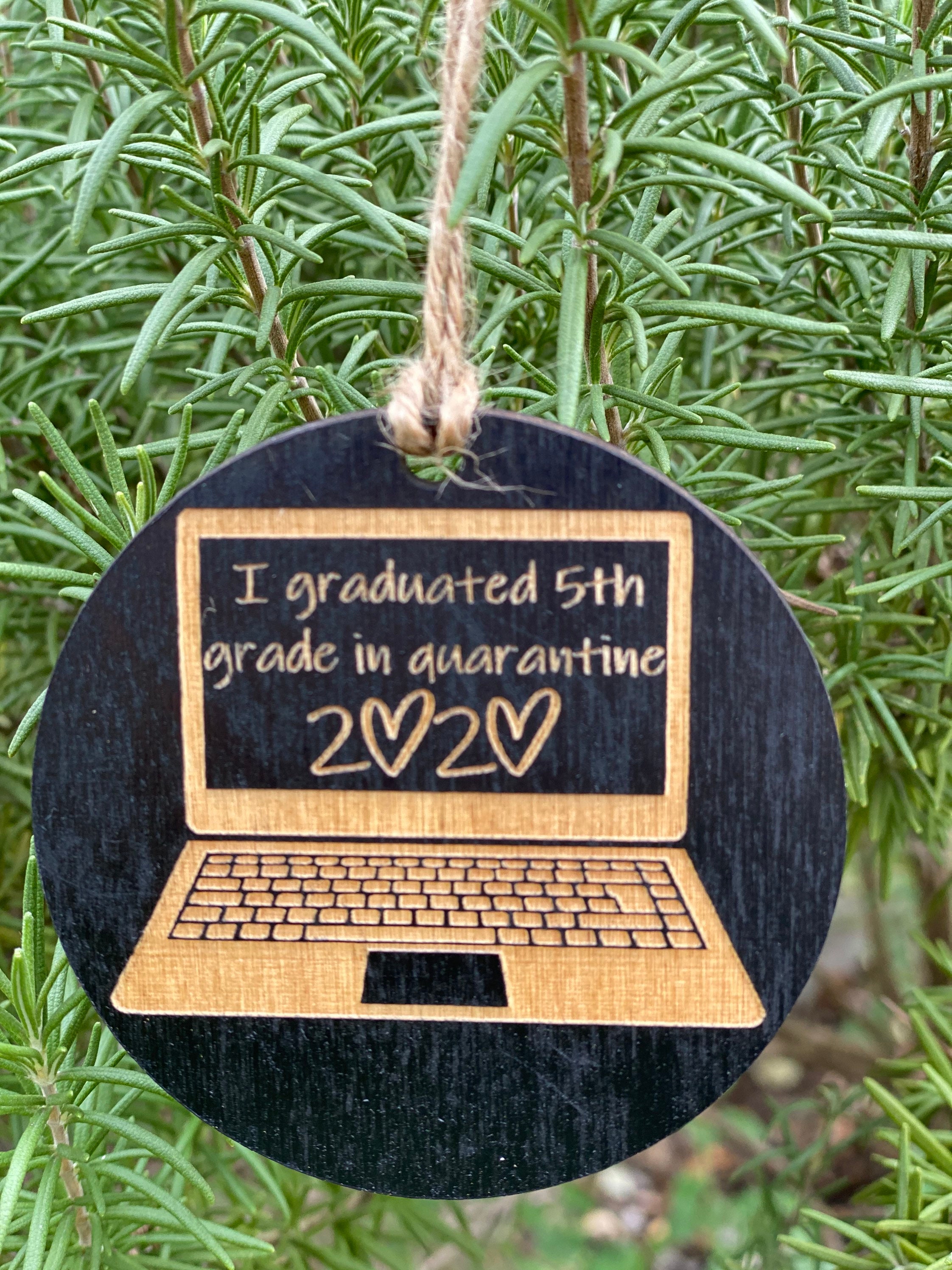 Me gradué de 5to grado en cuarentena / Graduado escolar / | Etsy España