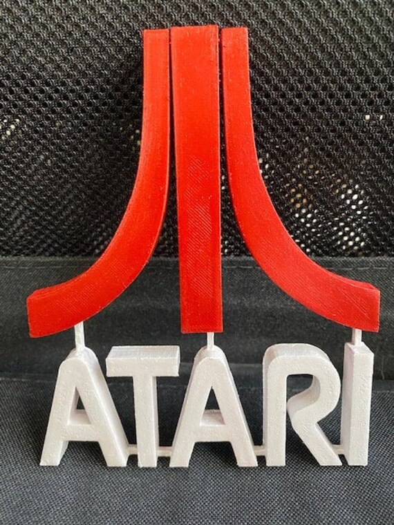 Wall Hangings 3D wooden Atari logo Wall Décor etna.com.pe