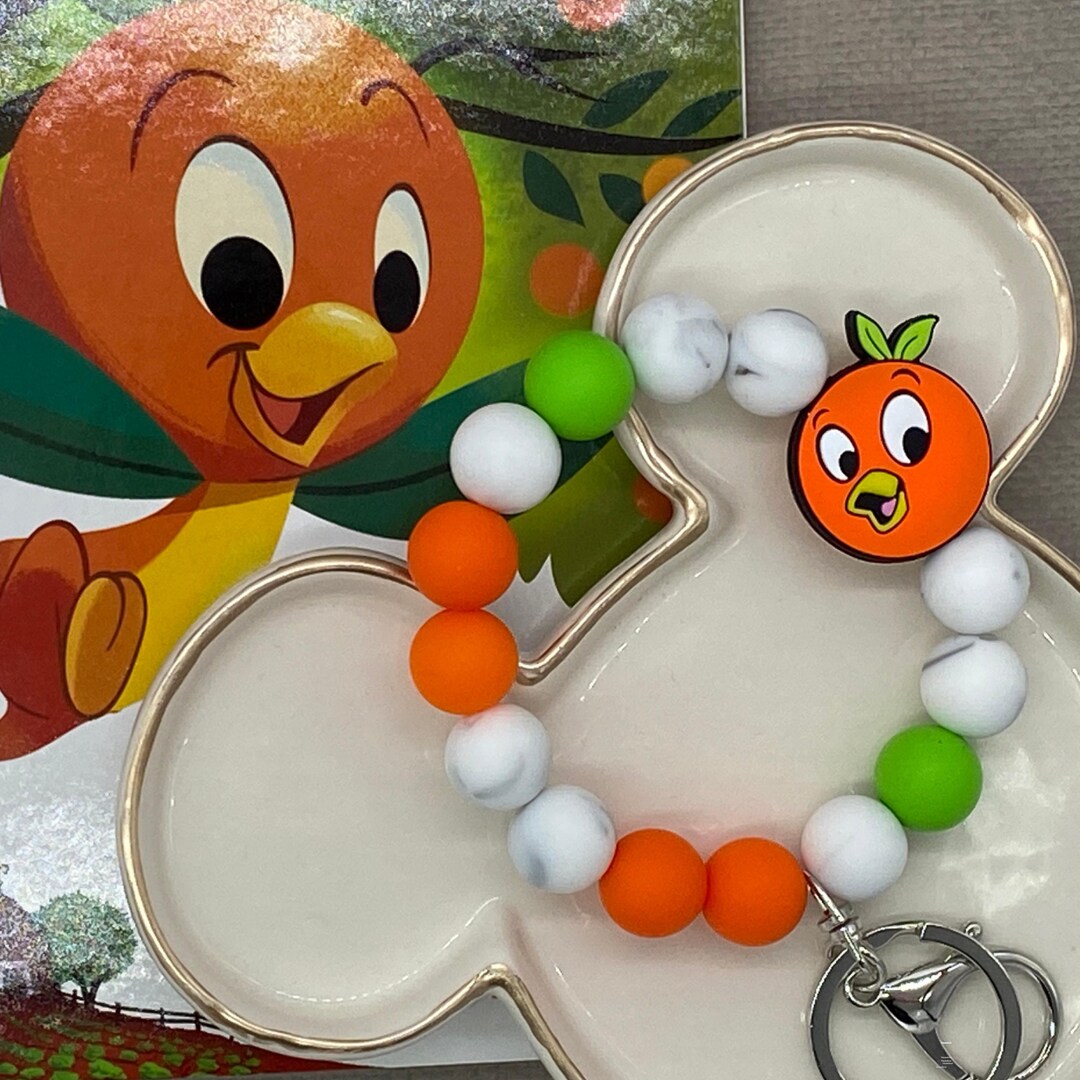 Citrus Bird Inspired Beaded Wristlet Keychain - Etsy