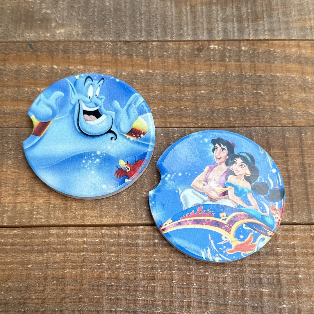 Aladdin A Whole New World Car Coasters - Etsy