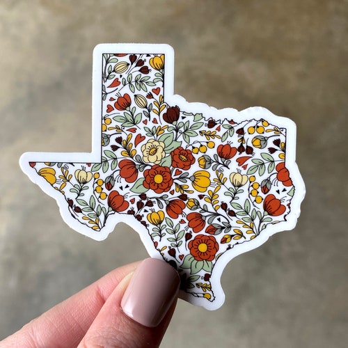 Texas Vinyl Sticker Texas Waterproof Car Decal Laptop - Etsy