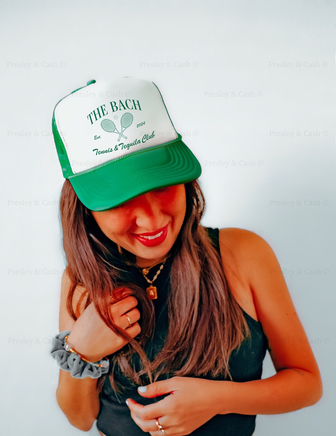 Custom Tennis Hat Tennis Bachelorette Trucker Hats Last Swing Before ...