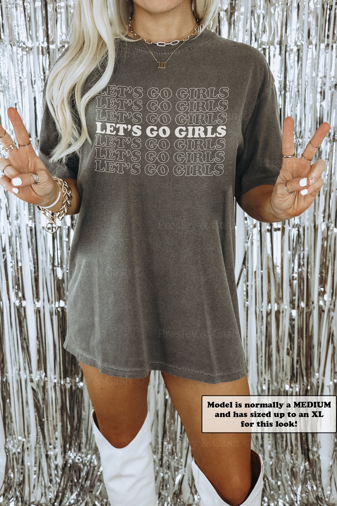 Let's Go Girls Shirt Comfort Colors Shirt Nashville Bachelorette Party ...