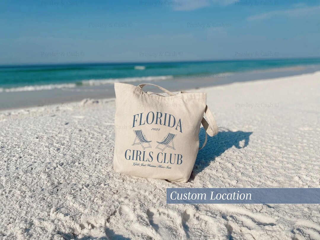 Custom Beach Bachelorette Bags Bride's Last Splash Tote Bag Last Toast ...