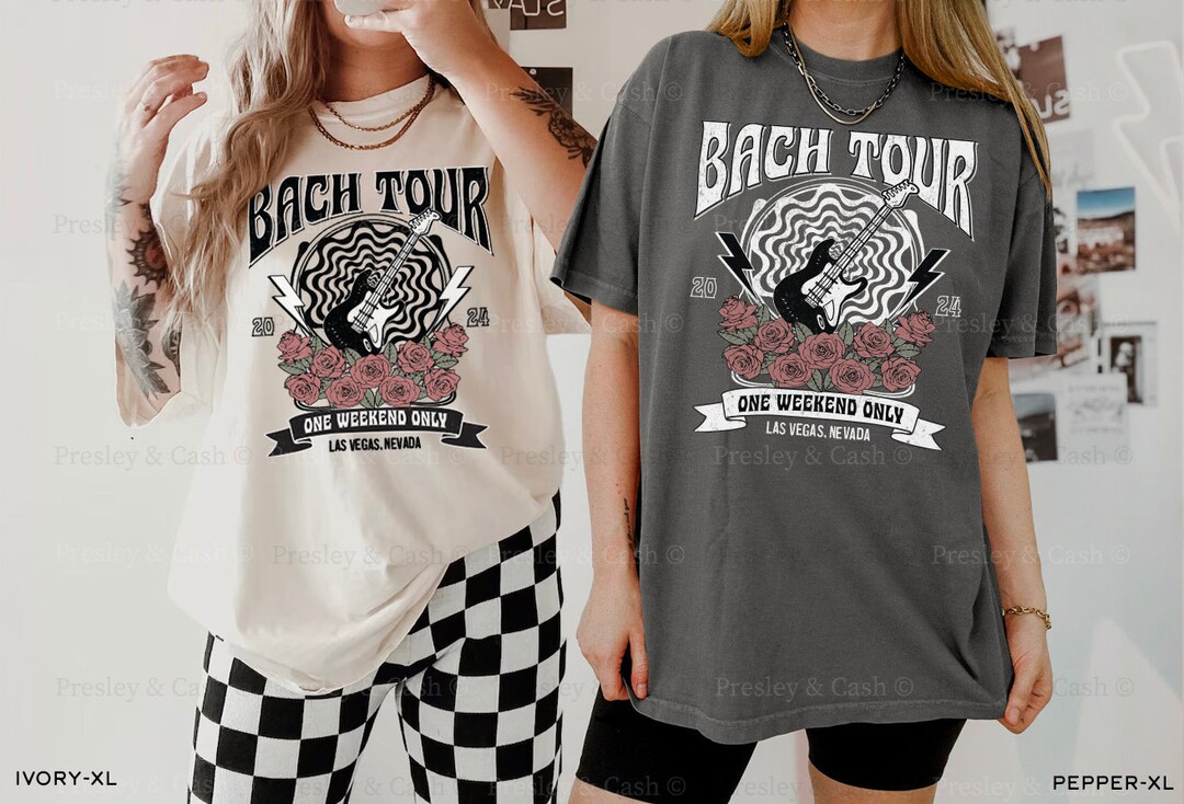 Bach Tour Bachelorette Shirts Custom Rock and Roll Bach Merch Vintage ...