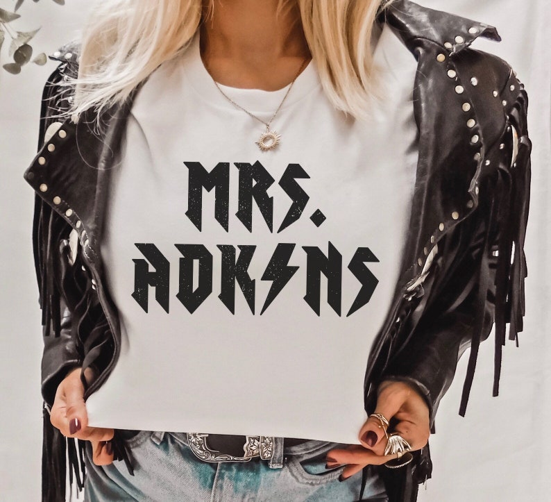 Custom Last Name Shirt Future Mrs. Tee Personalized Name Top - Etsy