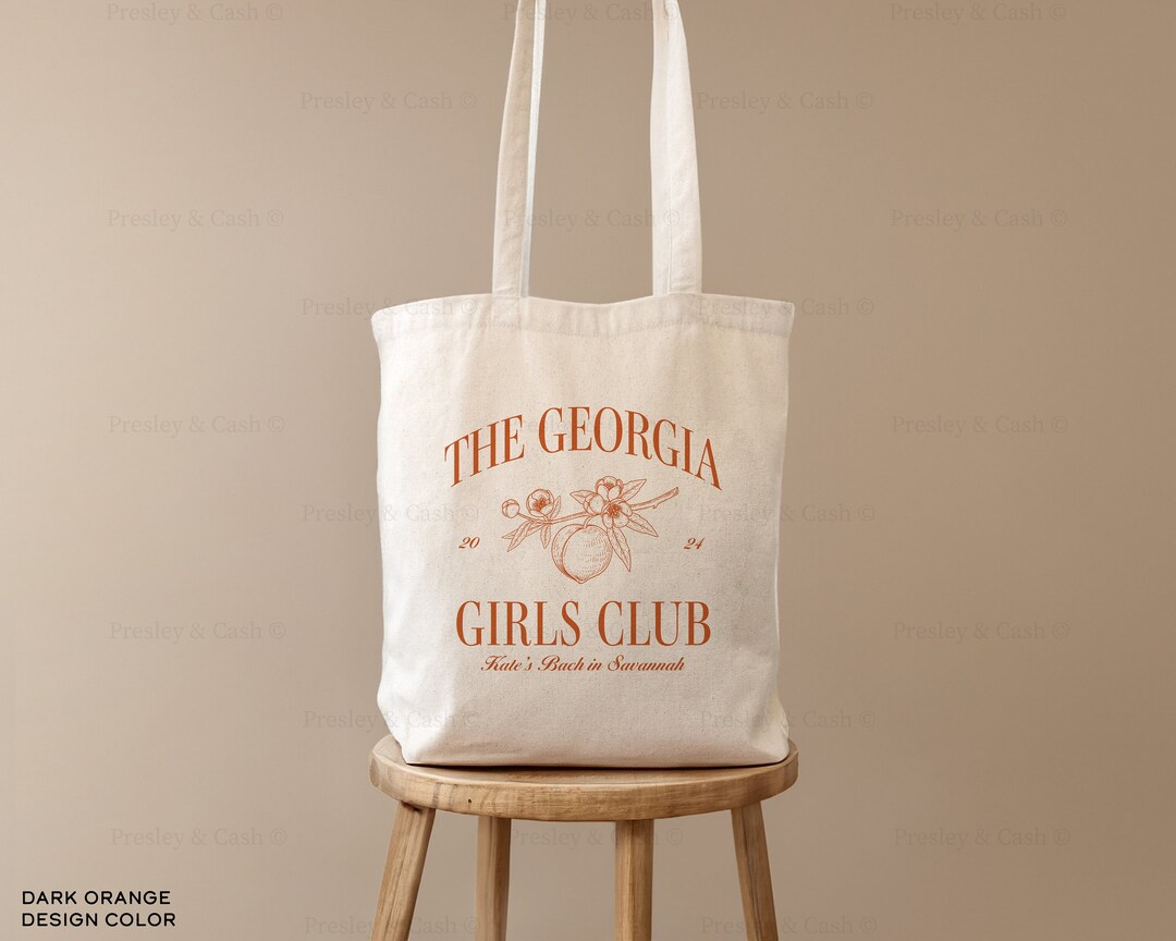 Savannah Bachelorette Party Tote Bags Savannah Georgia Bachelorette ...