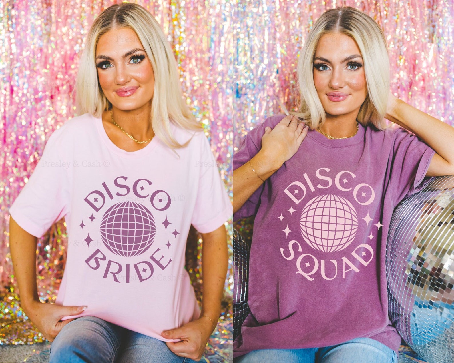Disco Bachelorette Shirts Custom Bride's Last Disco Shirt - Etsy