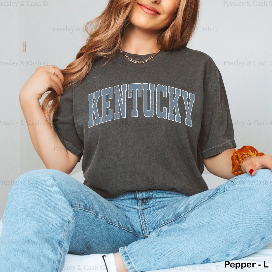 Vintage Style Kentucky Shirt Trendy Comfort Colors Shirt Oversized Game ...
