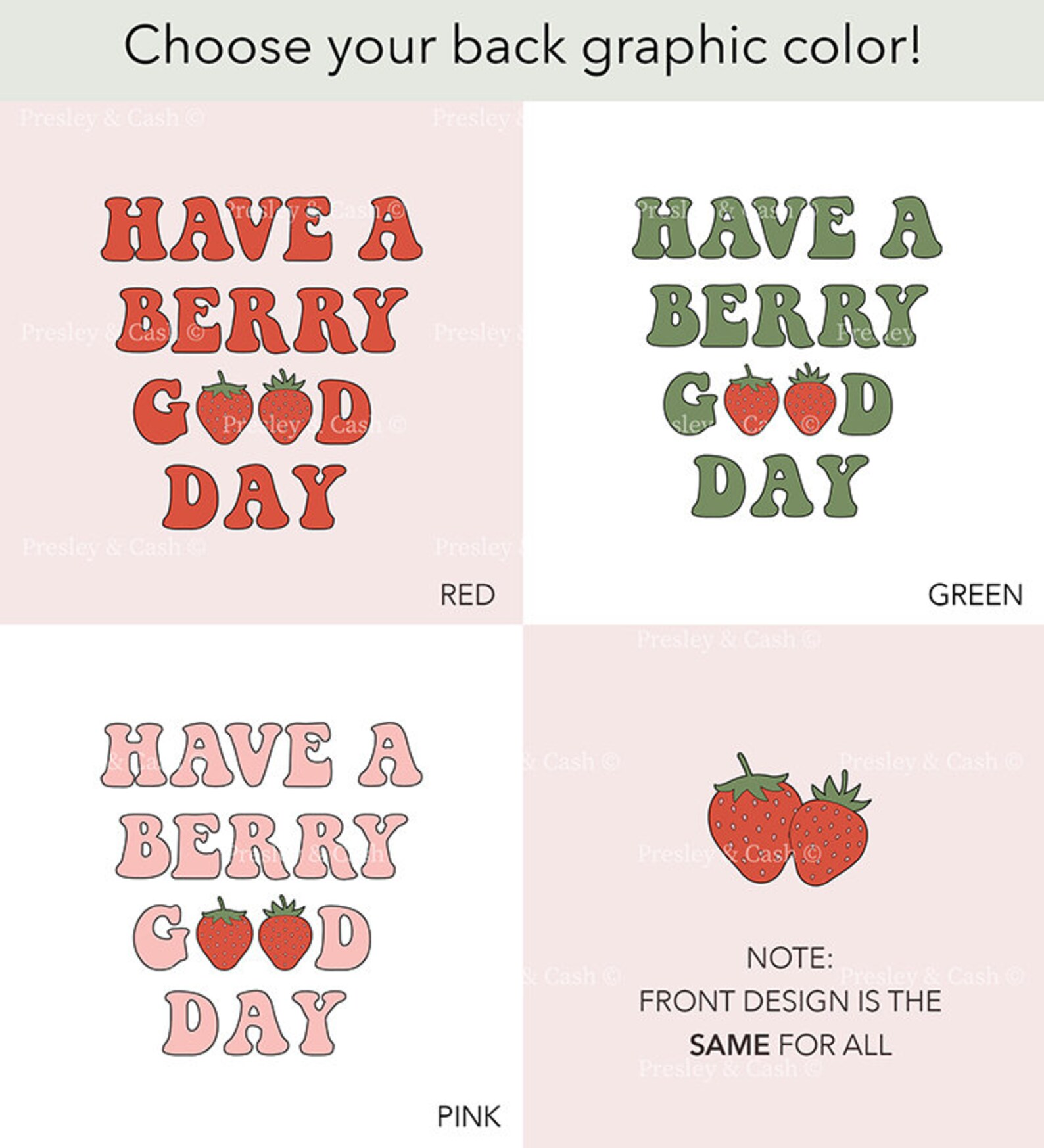 Strawberry Shirt Have A Good Day Shirt Strawberry Top Choose - Etsy