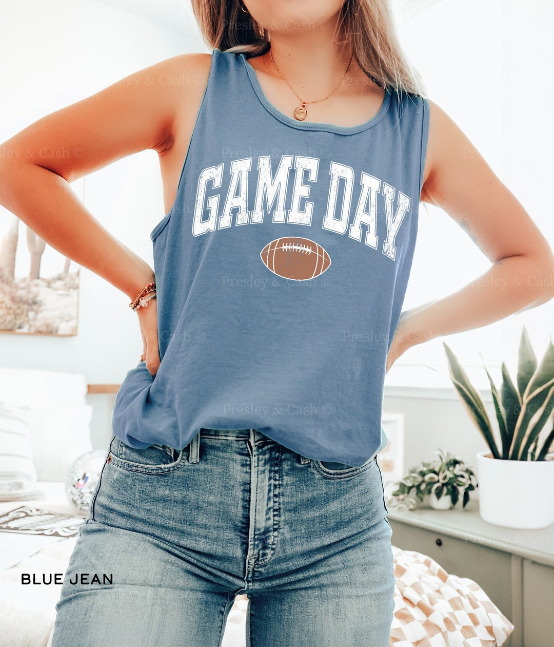 Game Day Tank Top Football Shirt Football Tank Top College Game Day ...