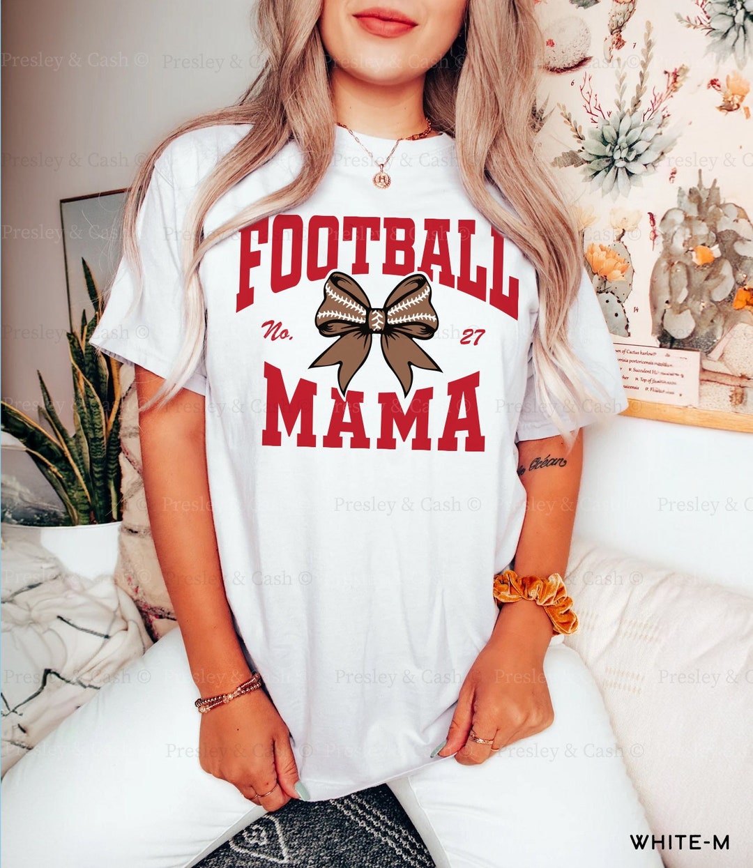 Football Mama Shirt Fall Football Shirts Custom Football Mom Shirt ...