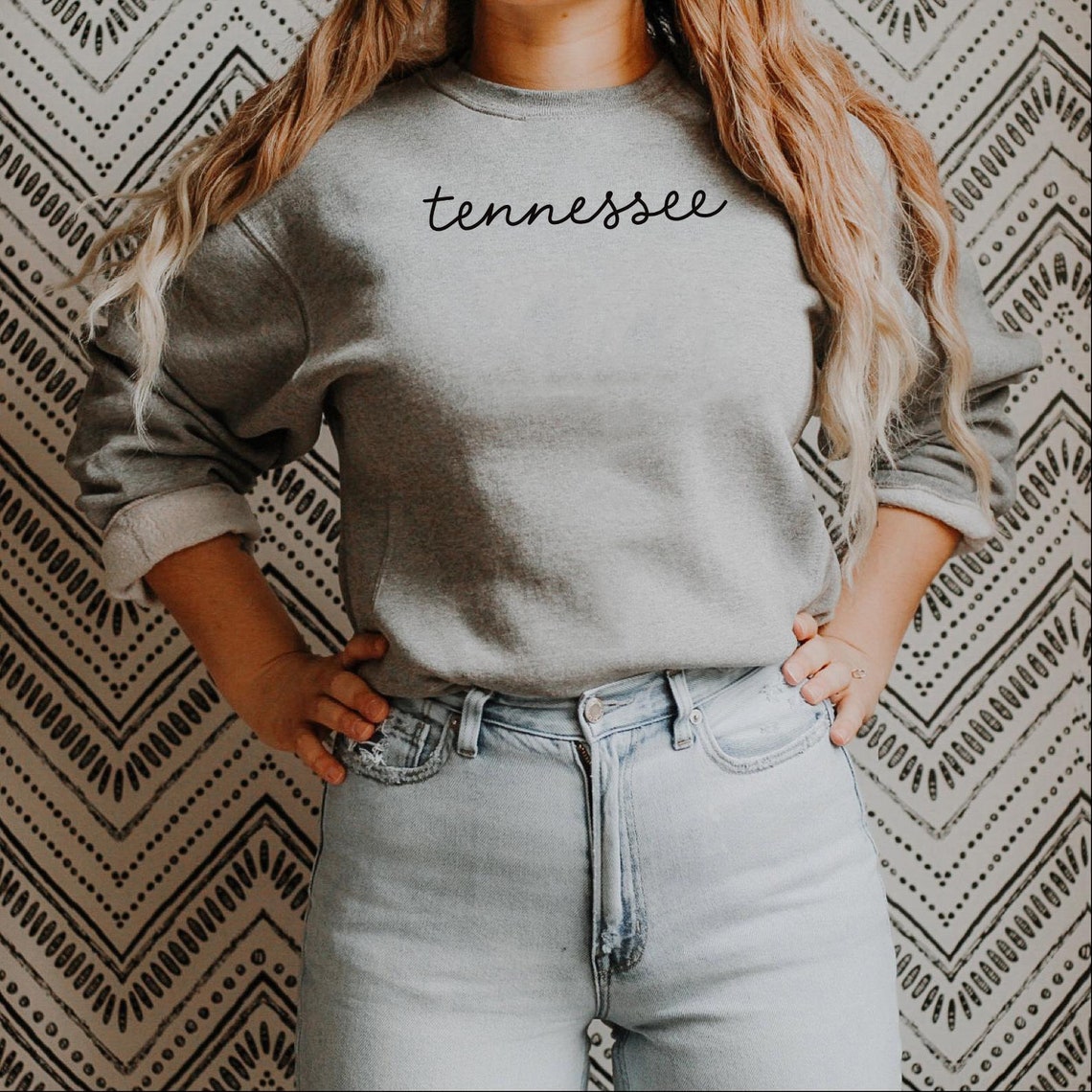 Tennessee Crewneck Sweatshirt TN Home State Shirt Vintage - Etsy