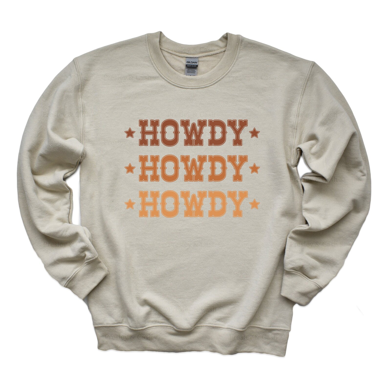 Howdy Sweatshirt Oversized Crewneck Southern Retro Font Shirt - Etsy
