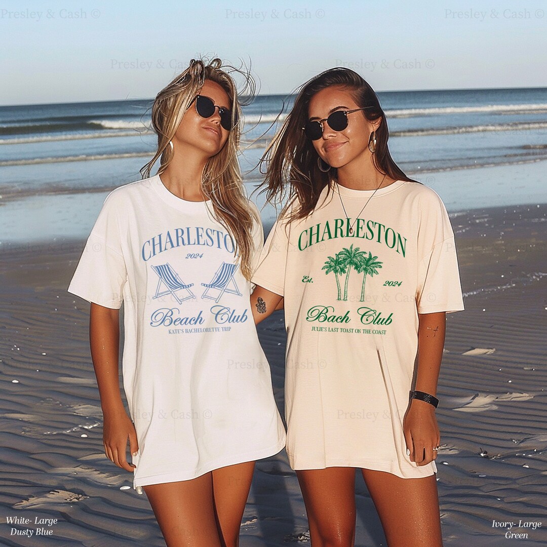Charleston Bachelorette Shirts Custom Charleston Bach Club Shirts Last ...