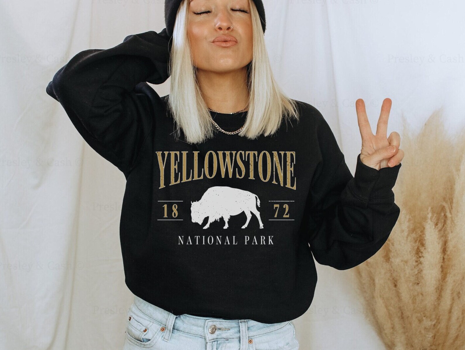Yellowstone Sweatshirt National Park Shirt Oversized Crewneck - Etsy