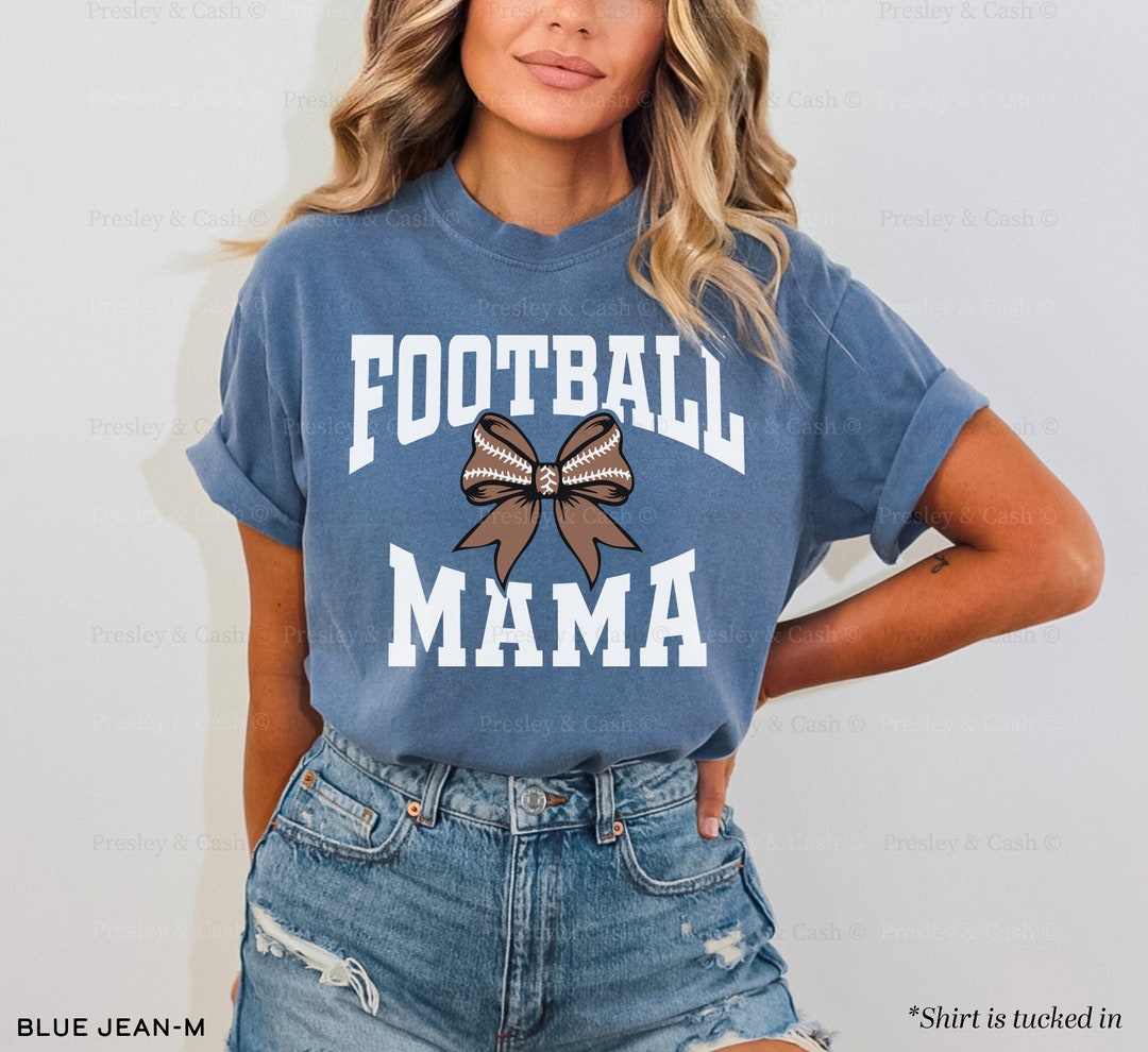 Football Mama Shirt Fall Football Shirts Custom Football Mom Shirt ...