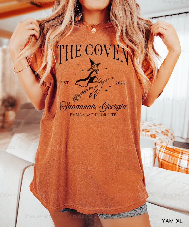 Witchy Bachelorette Shirt Bride's Coven Shirts Halloween Bachelorette ...
