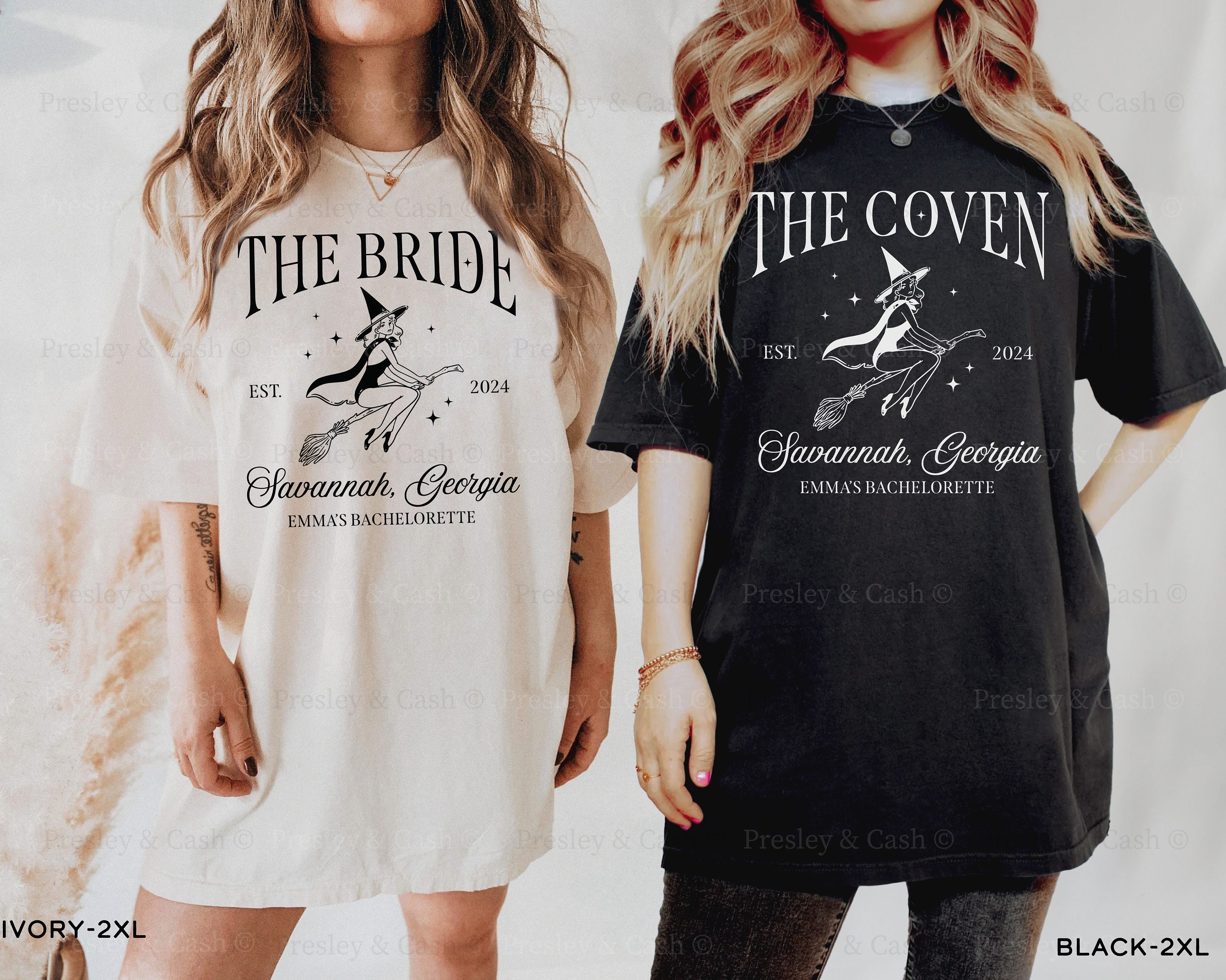 Witchy Bachelorette Shirt Bride's Coven Shirts Halloween Bachelorette ...