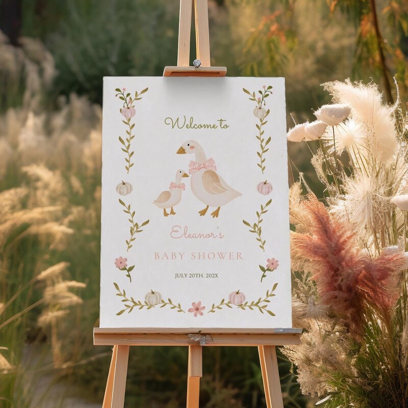 Baby Shower Sign Geese - Etsy