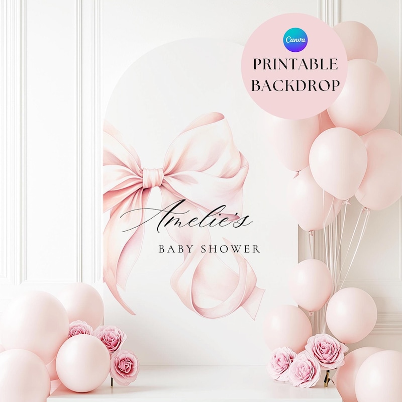 Balloon Backdrop Bow - Etsy