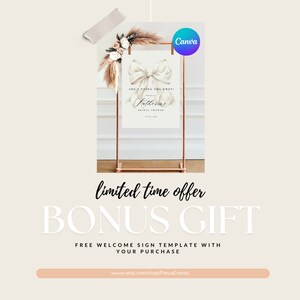 Bow Bridal Shower Invitation Template She's Tying the Knot Bridal Party ...