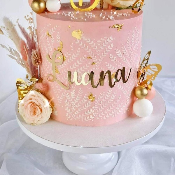 Name Plate for Cake - Etsy
