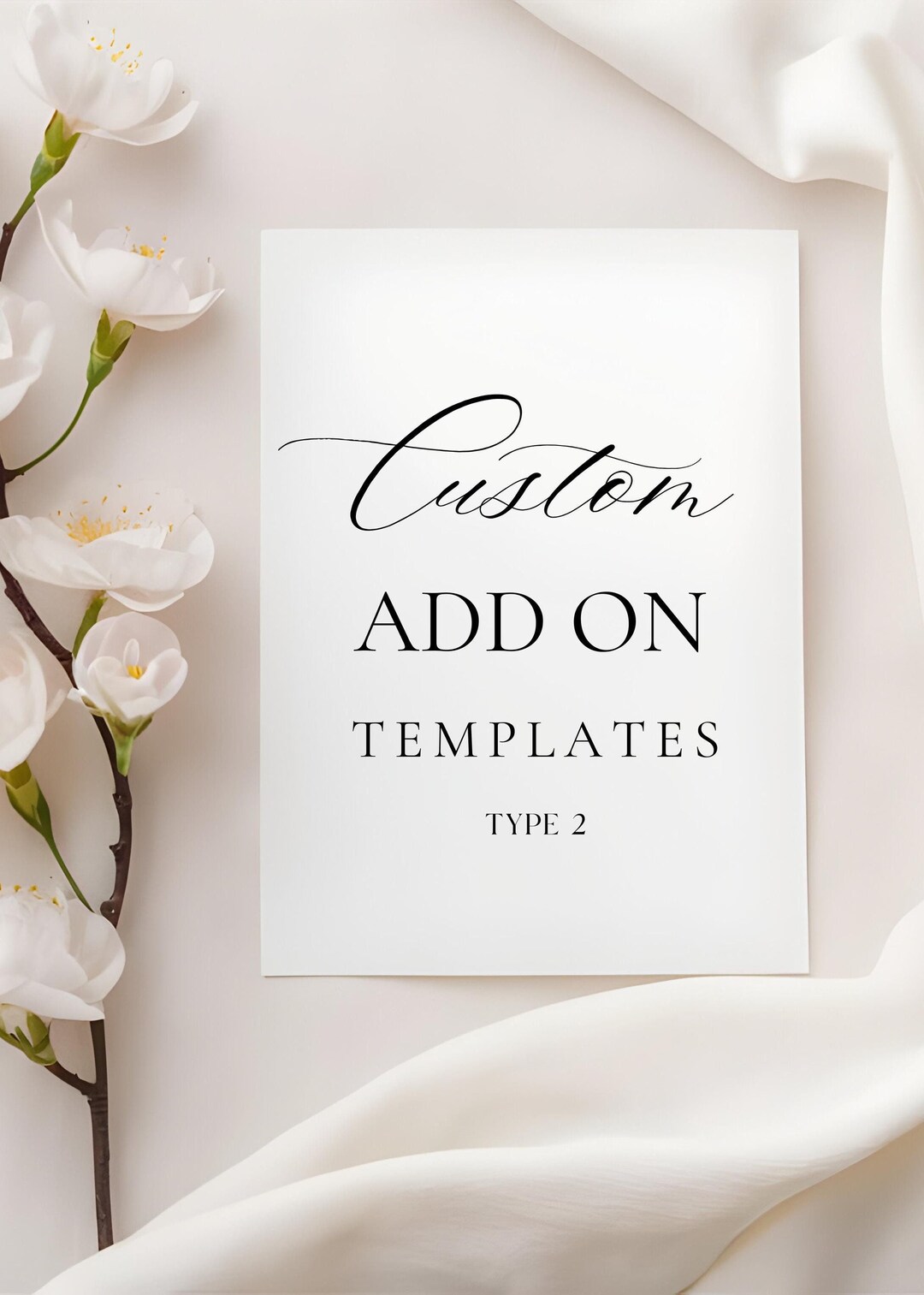 Custom Add-on Items Type 2 - Etsy
