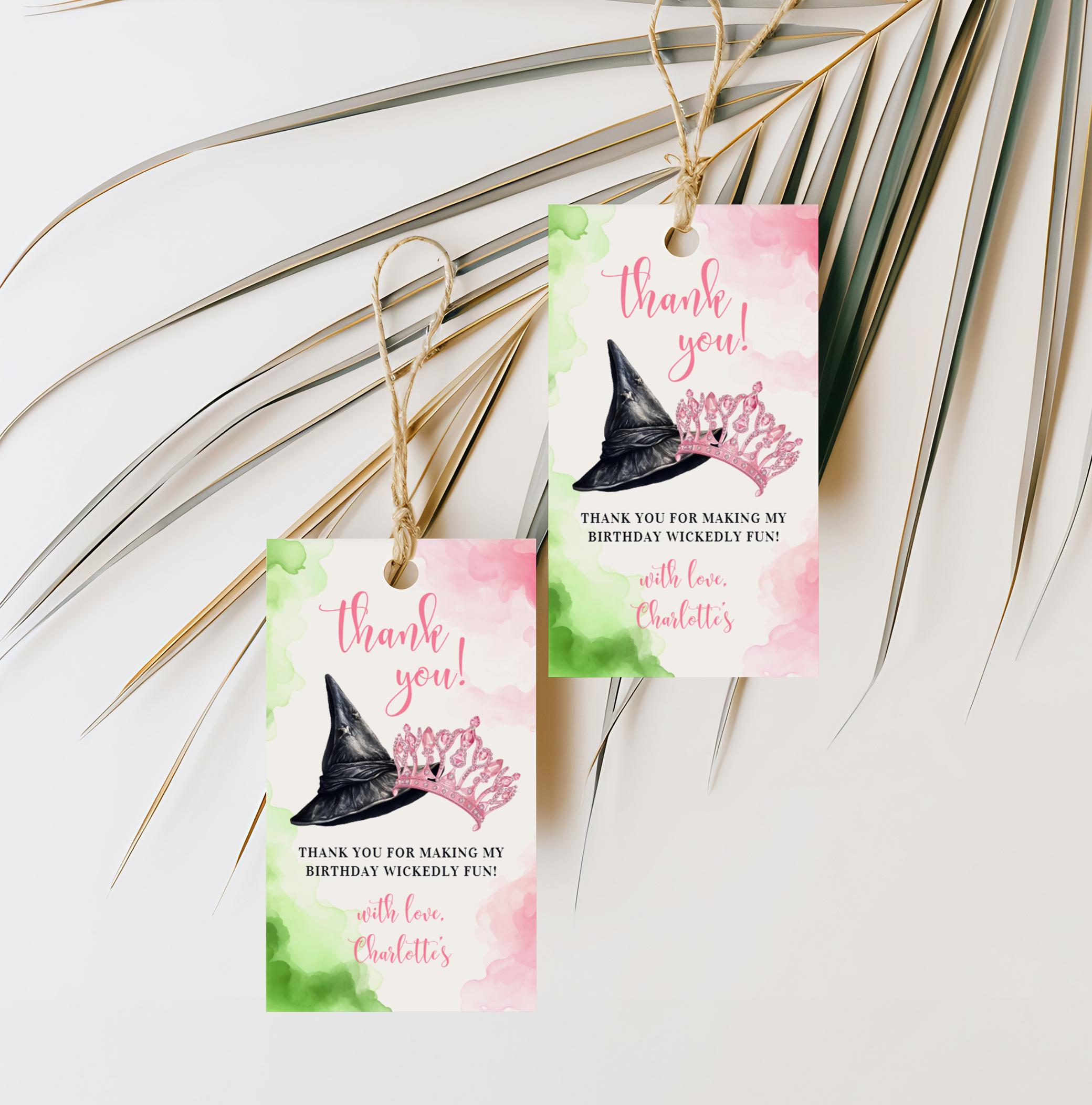 Wicked Good Time Birthday Invitation Template Witch Hat Pink Tiara ...
