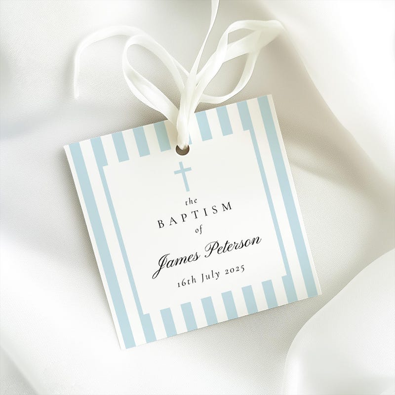 Baptism Tag - Etsy