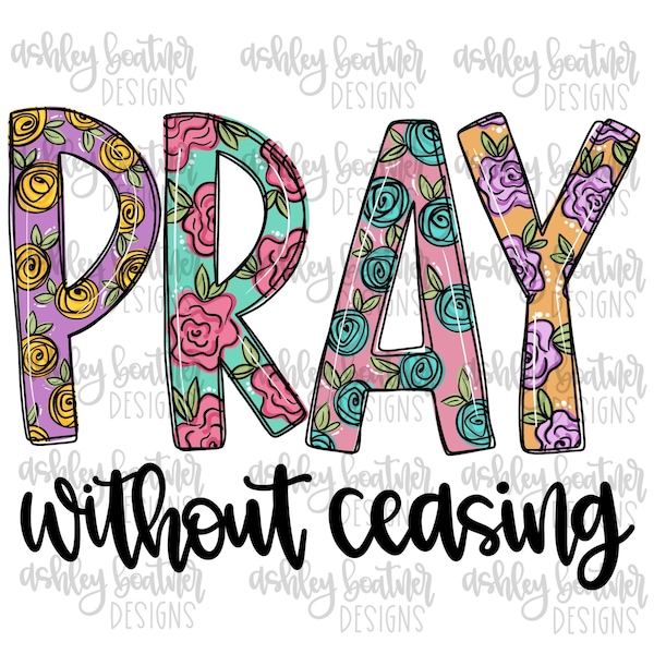 Pray Without Ceasing - Etsy