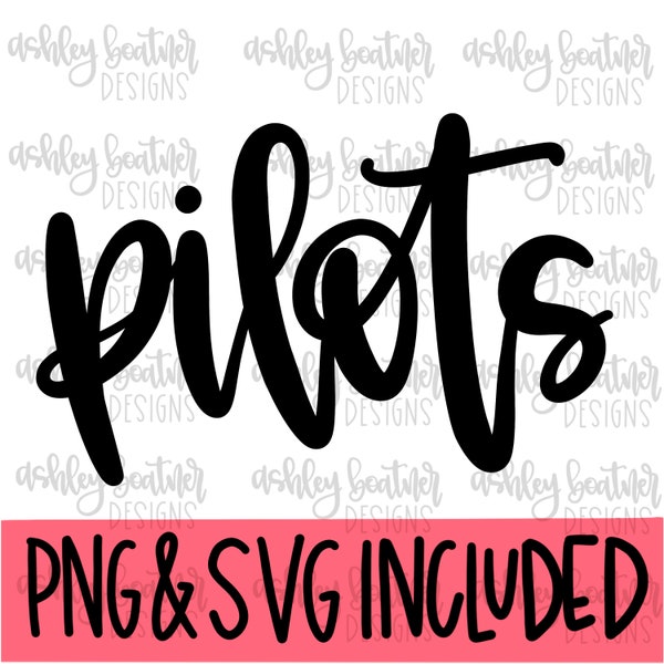Pilot Svg - Etsy